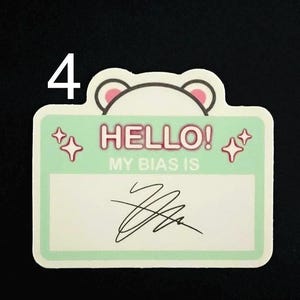 Stray Kids K Pop Skzoo Autograph Bias Vinyl Stickers Gifts for Fans of ...