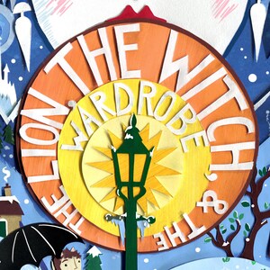 The Lion, the Witch & the Wardrobe Print - CS Lewis Print - Kids Lit ...