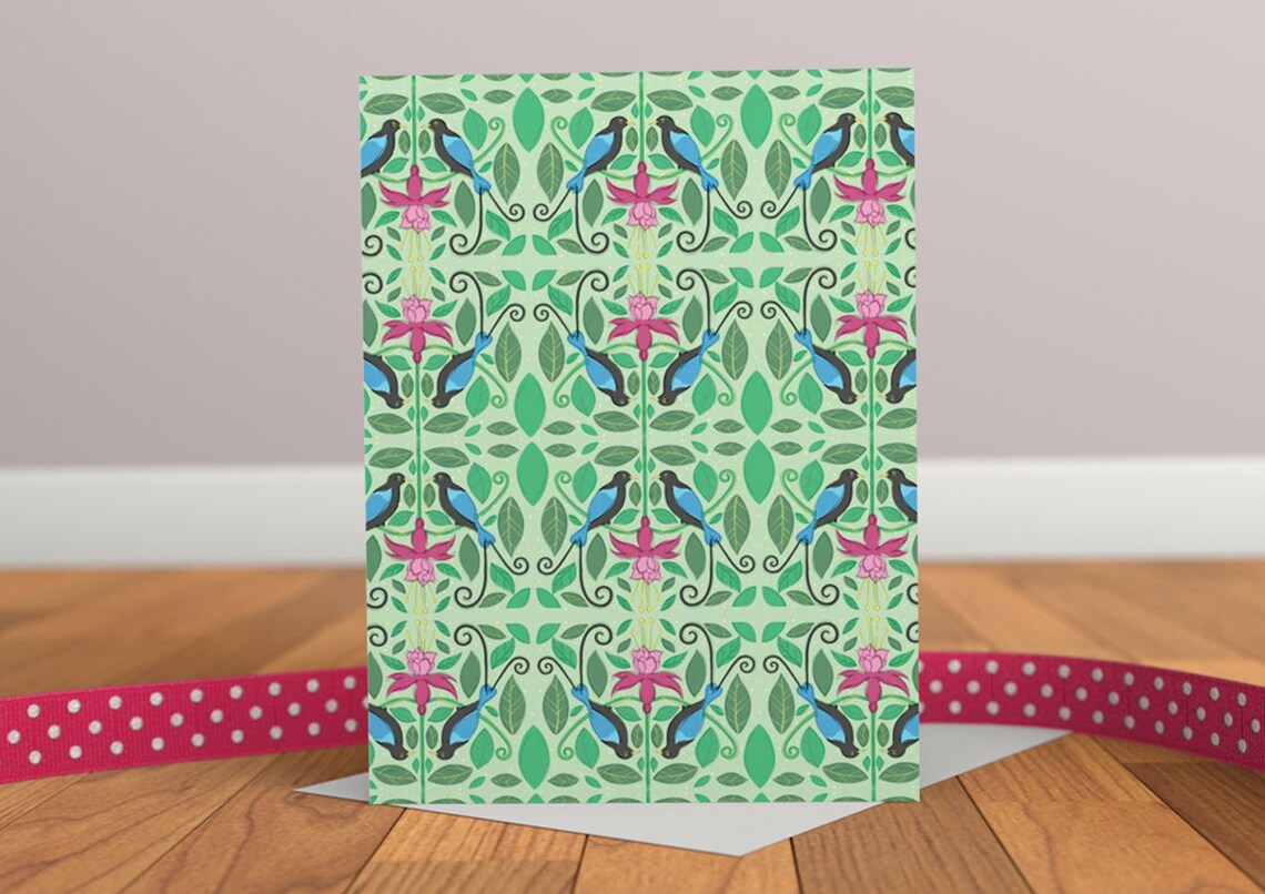 Bird Gift Wrap Recycled Gift Wrap Bird Wrapping Paper - Etsy UK