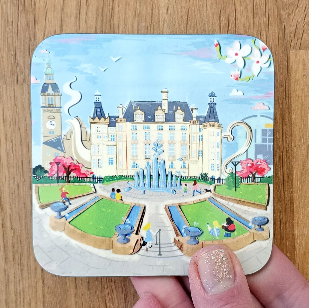 Sheffield Town Hall Coaster - Peace Gardens Coaster - Sheffield Coaster ...