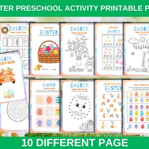Printable Easter Games, Coloring and Activity Pages, Preschool Activity ...