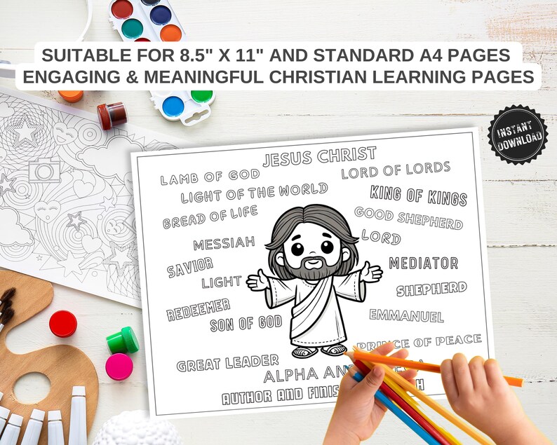 Printable Holy Week Easter Coloring and Activity Pages, Lent Story ...