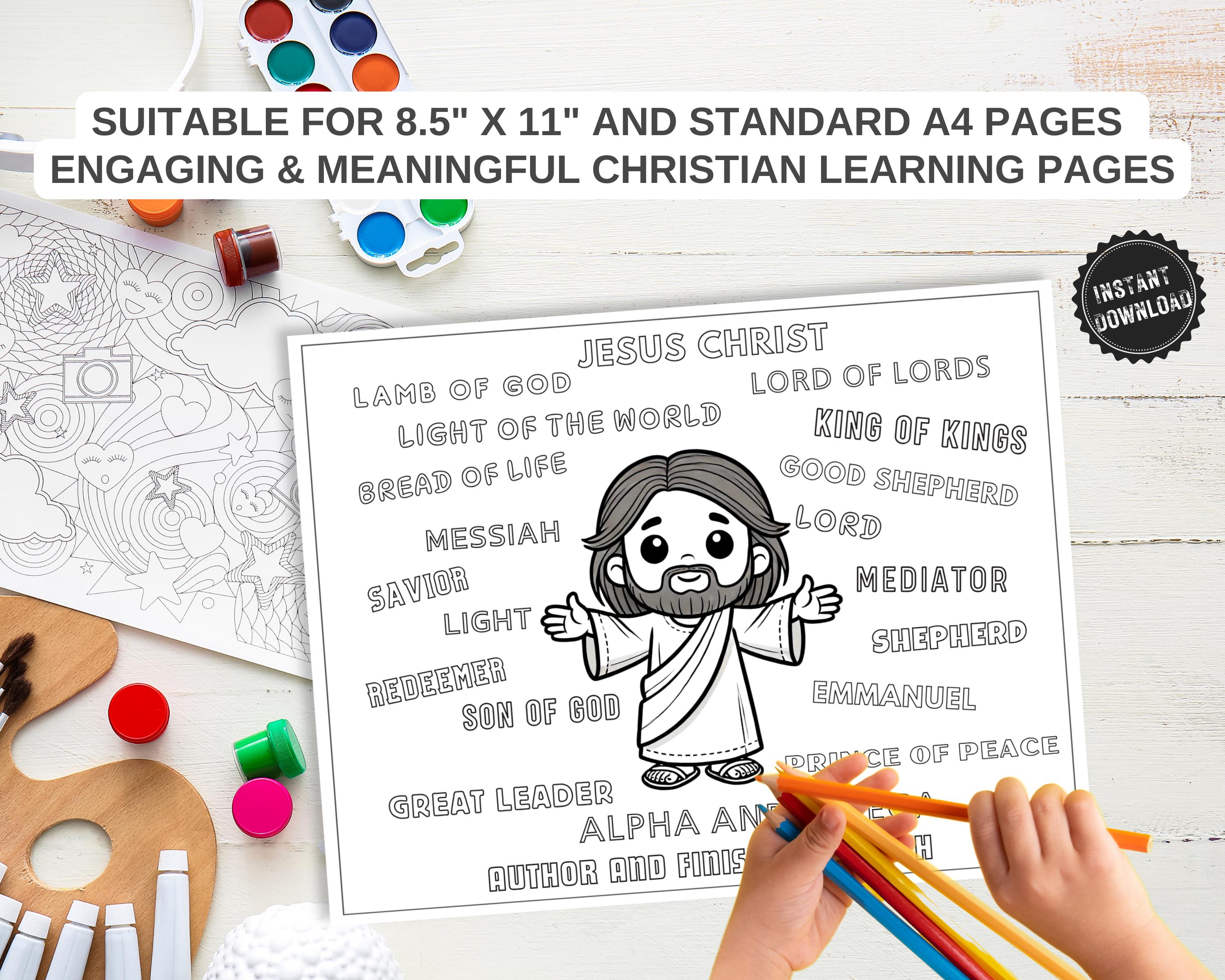 Printable Holy Week Easter Coloring and Activity Pages, Lent Story ...