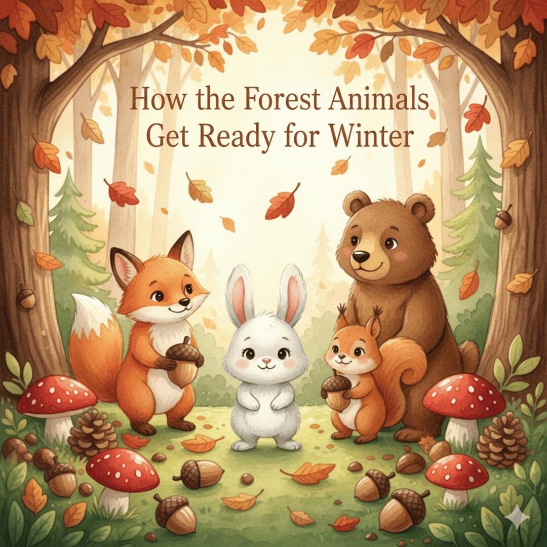 How the Forest Animals Get Ready for Winter – Printable Storybook for ...
