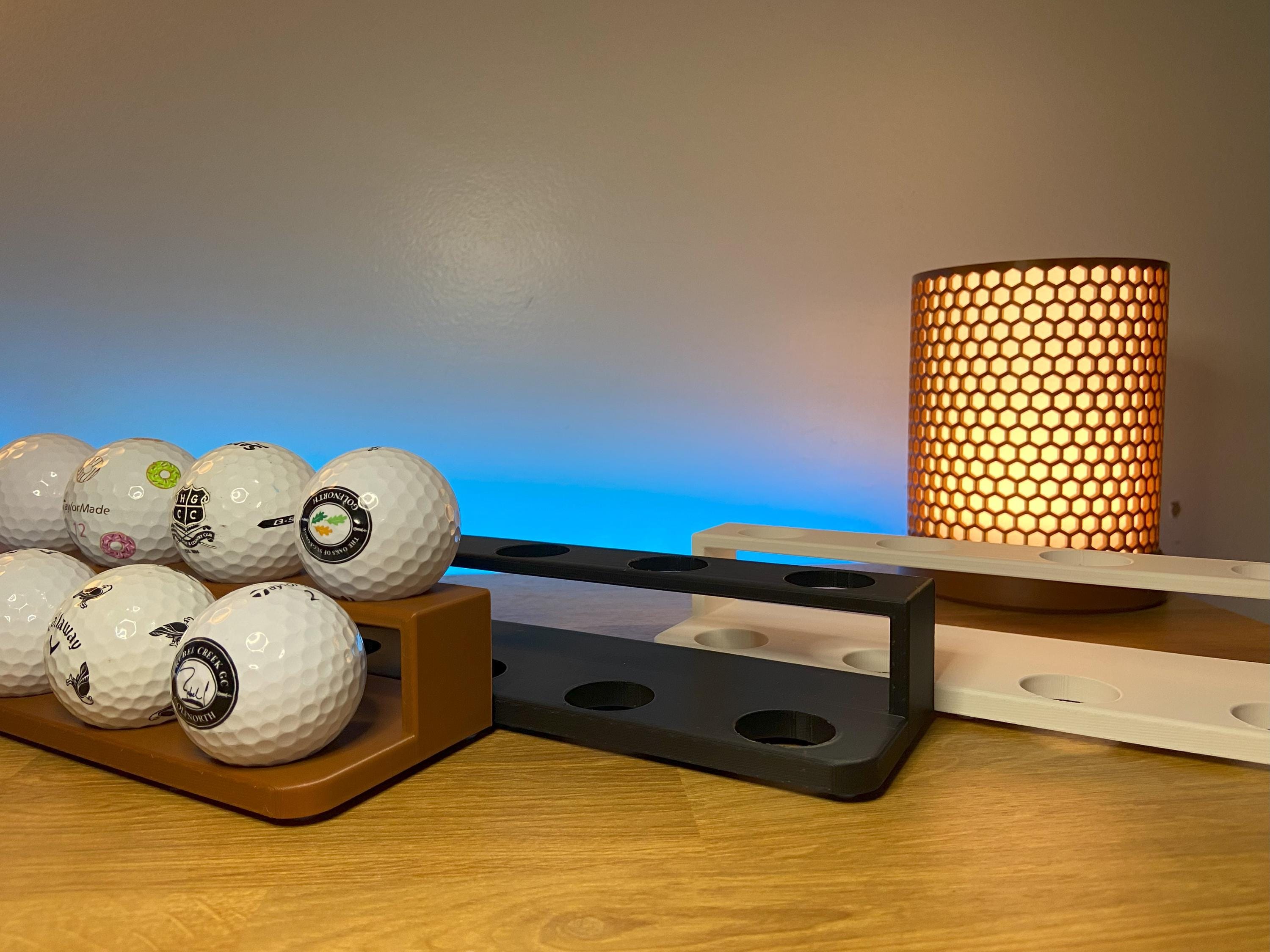 8 Ball Golf Desk Display-3d Printed Golf Ball Holder golf Balls Not ...