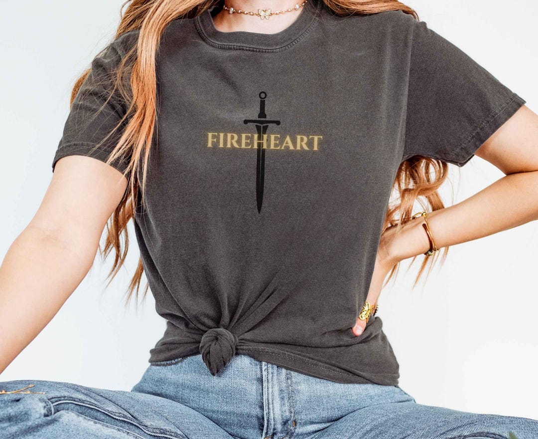TOG Fan Shirt Fireheart Throne of Glass Gift Boookish Shirt Booktok ...