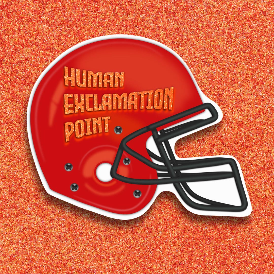 2 Human Exclamation Point Sticker Pack Taylor Travis Football Fan Art ...