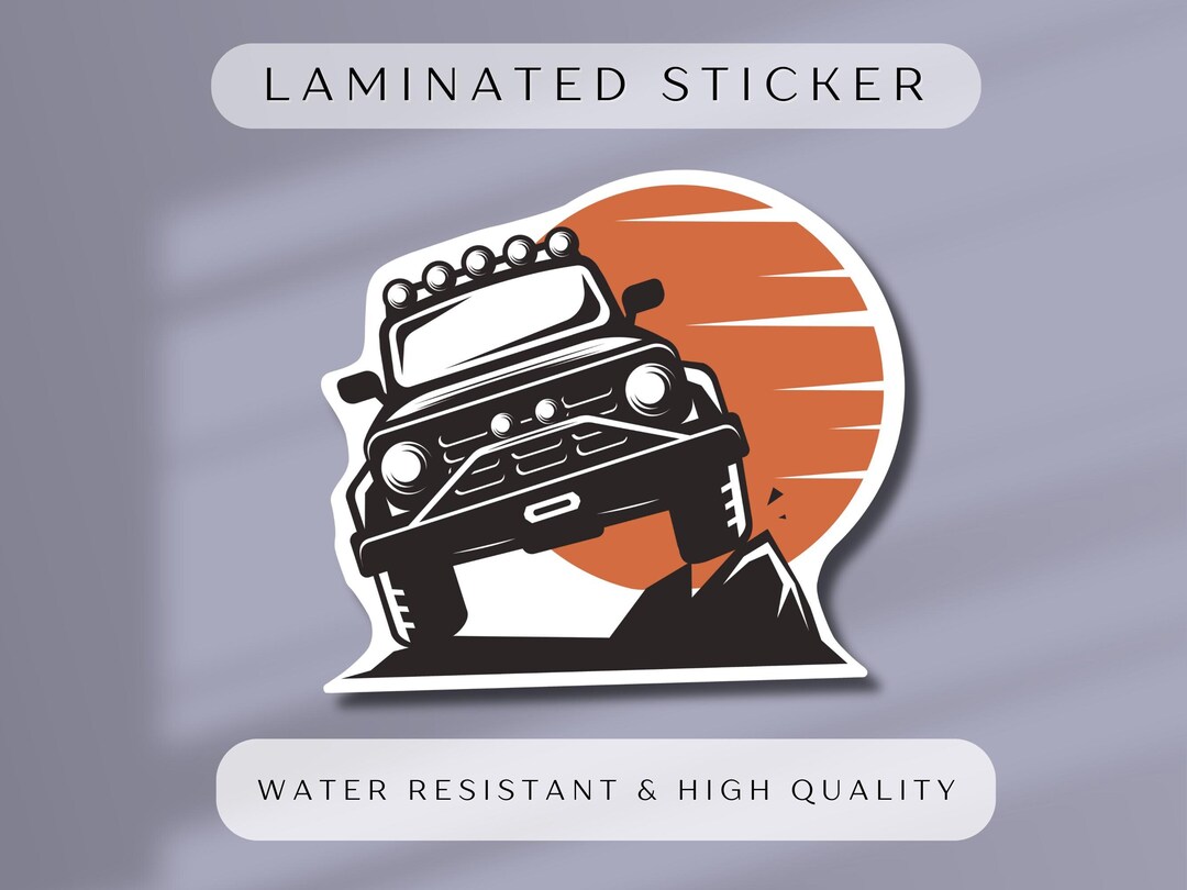 2 Car Stickers off Roading Sticker Jeep Sticker Bronco Sticker Toolbox ...