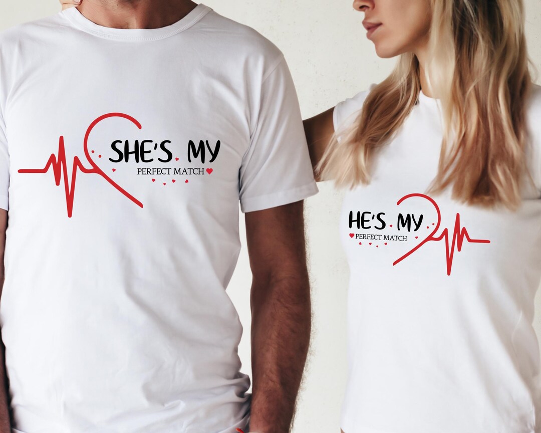 Love, Valentine, Duo, Identical, Mirror Perfect Match Couple SVG ...