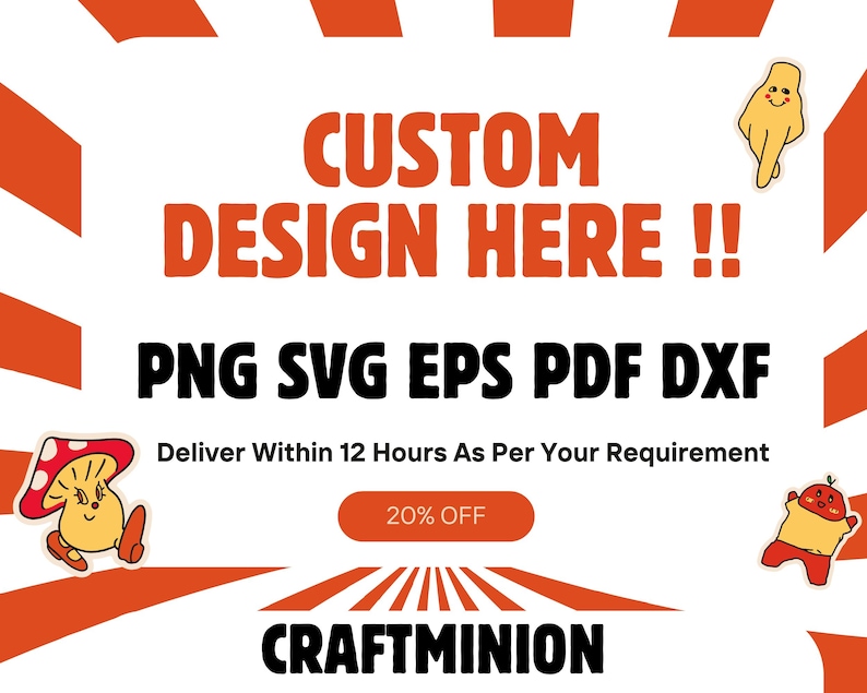 Custom SVG Design | Personalized Graphic Services (24/7) - Etsy Canada