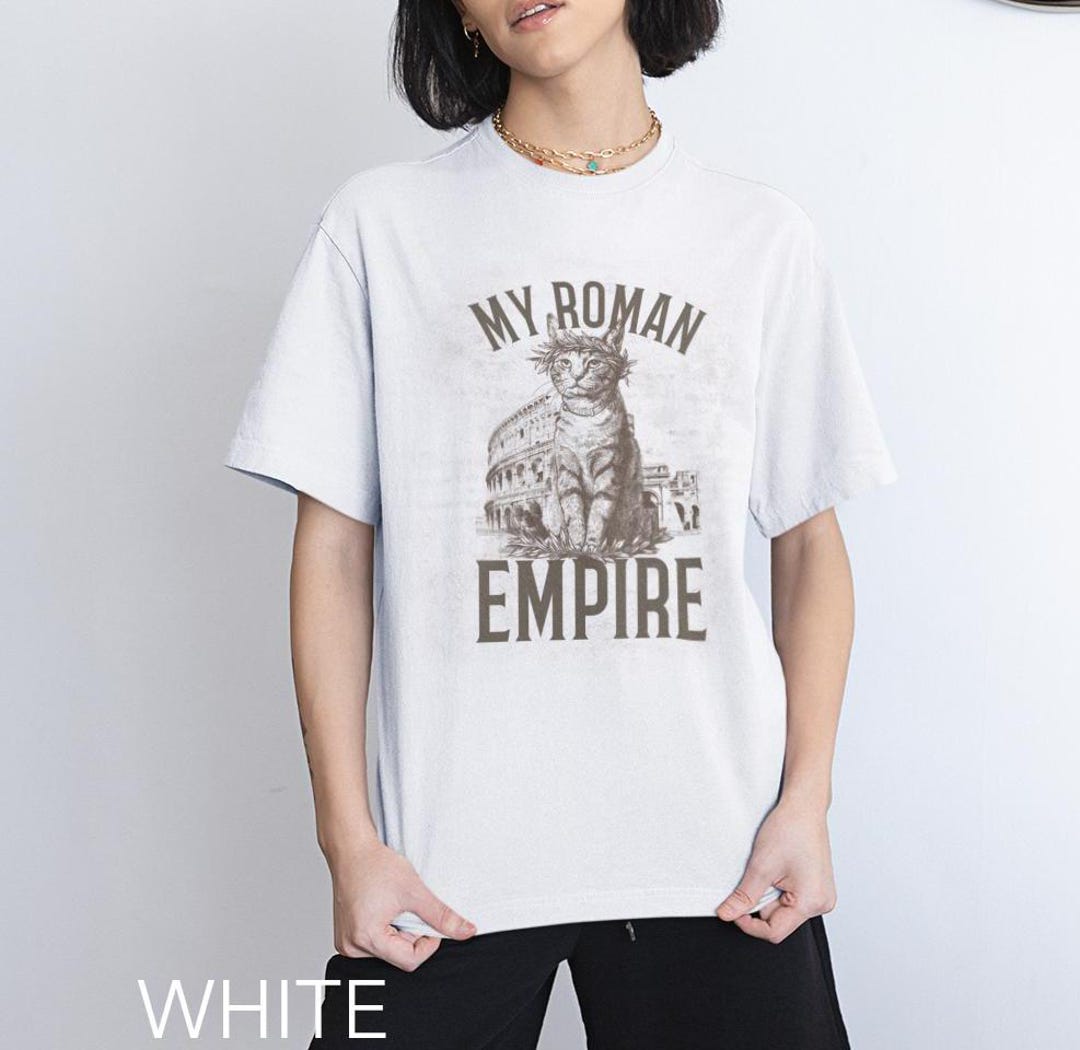 Funny Cat Tshirt Roman Empire Cat Tee Centurion Cat Shirt History ...