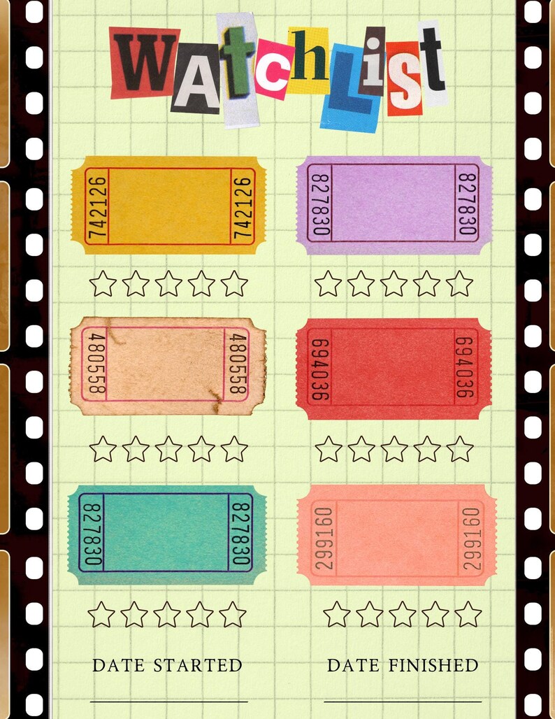 Watchlist Digital Download Print - Etsy