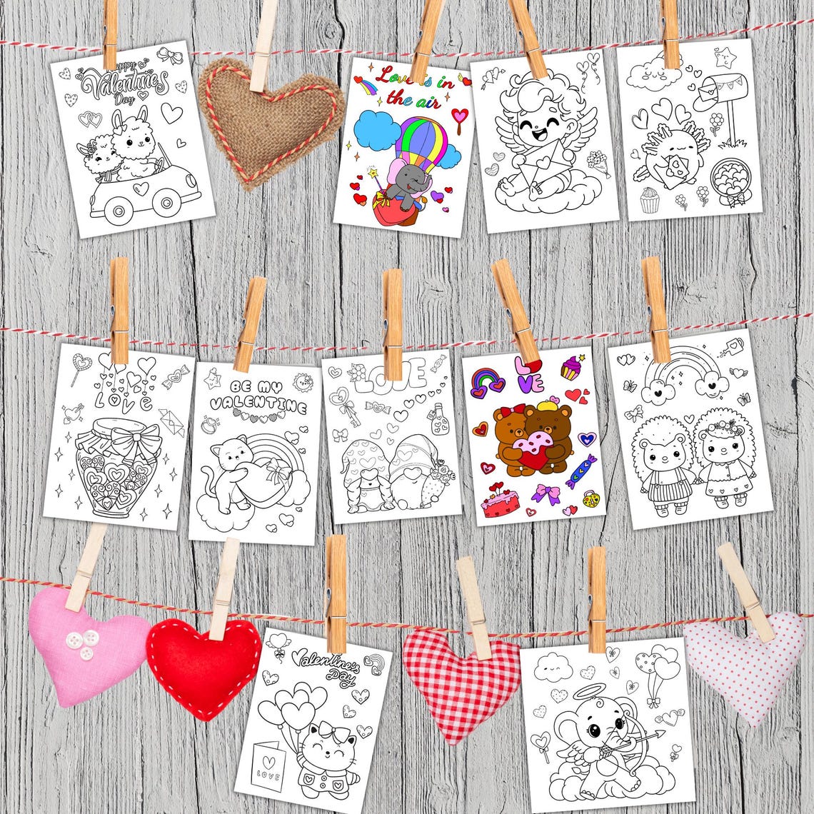 Valentine's Day Coloring Pages | 15 Love Themed Printable Pages for All ...