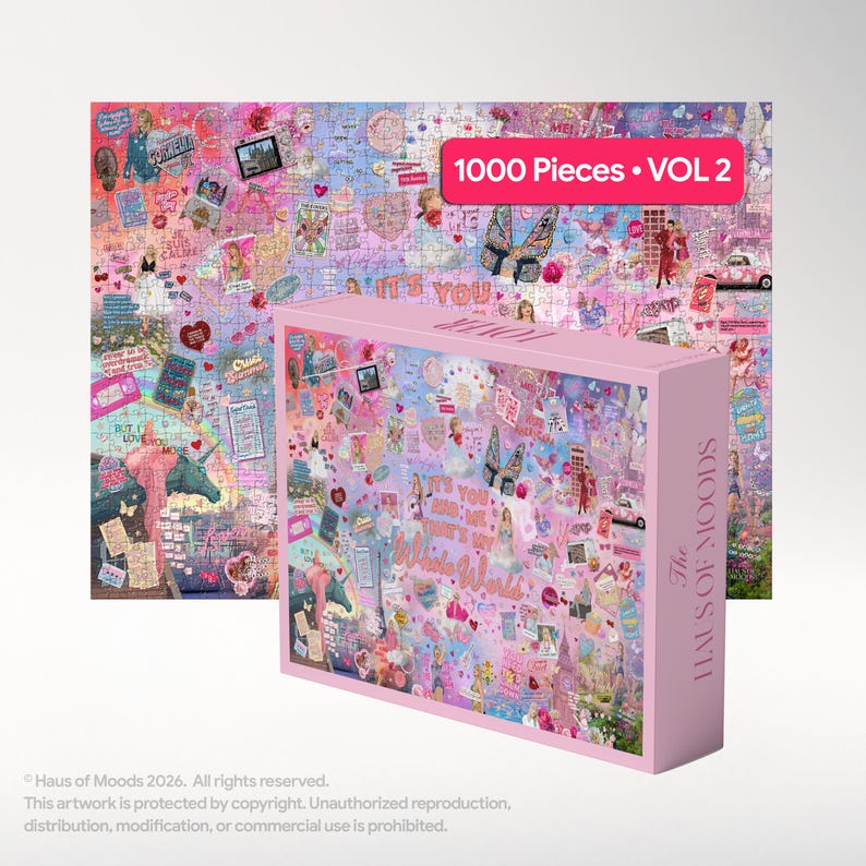 Love Era Inspired Puzzle, Lyrics & Easter Eggs Puzzle (1000, 500) Eras ...
