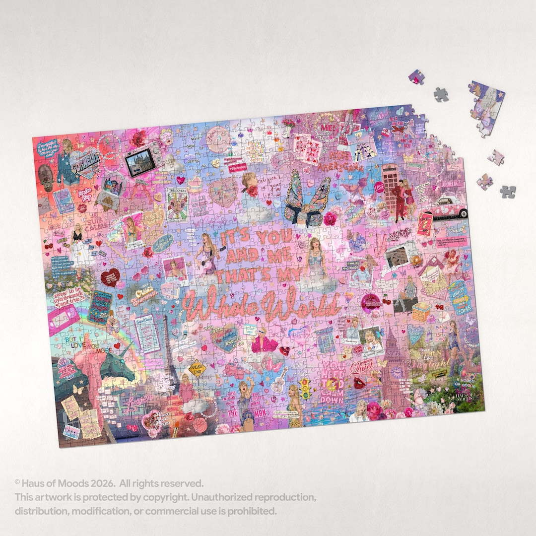Love Era Inspired Puzzle, Lyrics & Easter Eggs Puzzle (1000, 500) Eras ...
