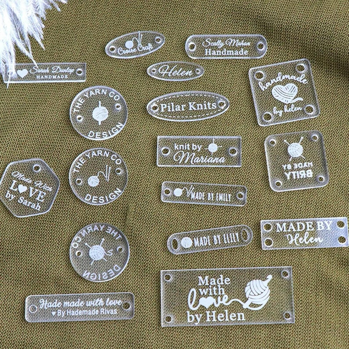 Custom Clothing Labels Personalized Tags Custom Acrylic Plaque Custom ...