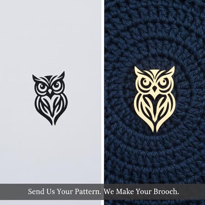 Custom Business Logo Brooch, Company Logo Pin, Personalized Brooch Pin ...