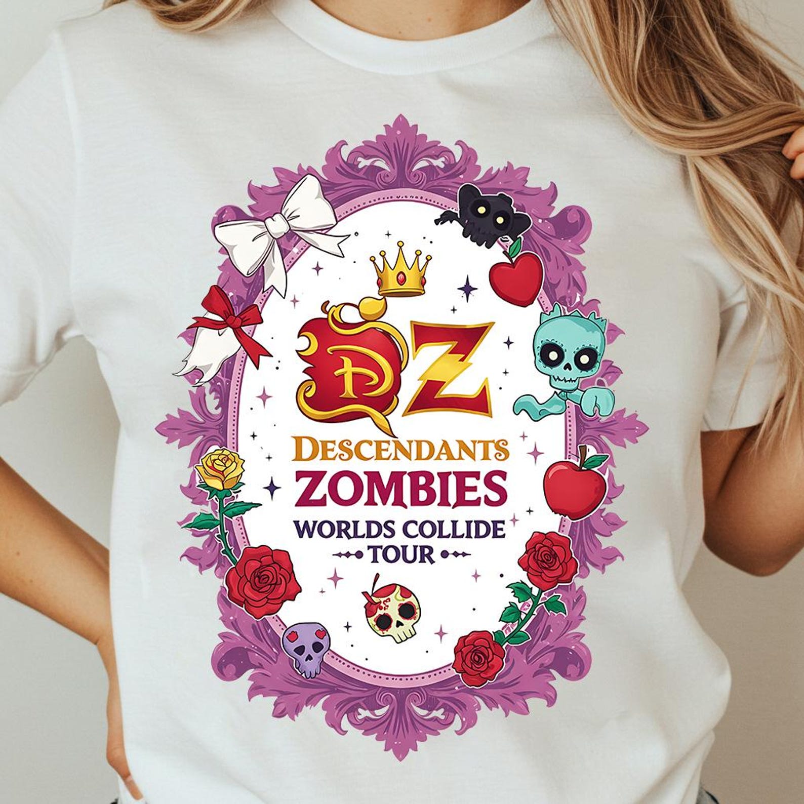 World Tour Logo Bundle Png, Villain Insignia Clipart, Zombies Girls Png ...