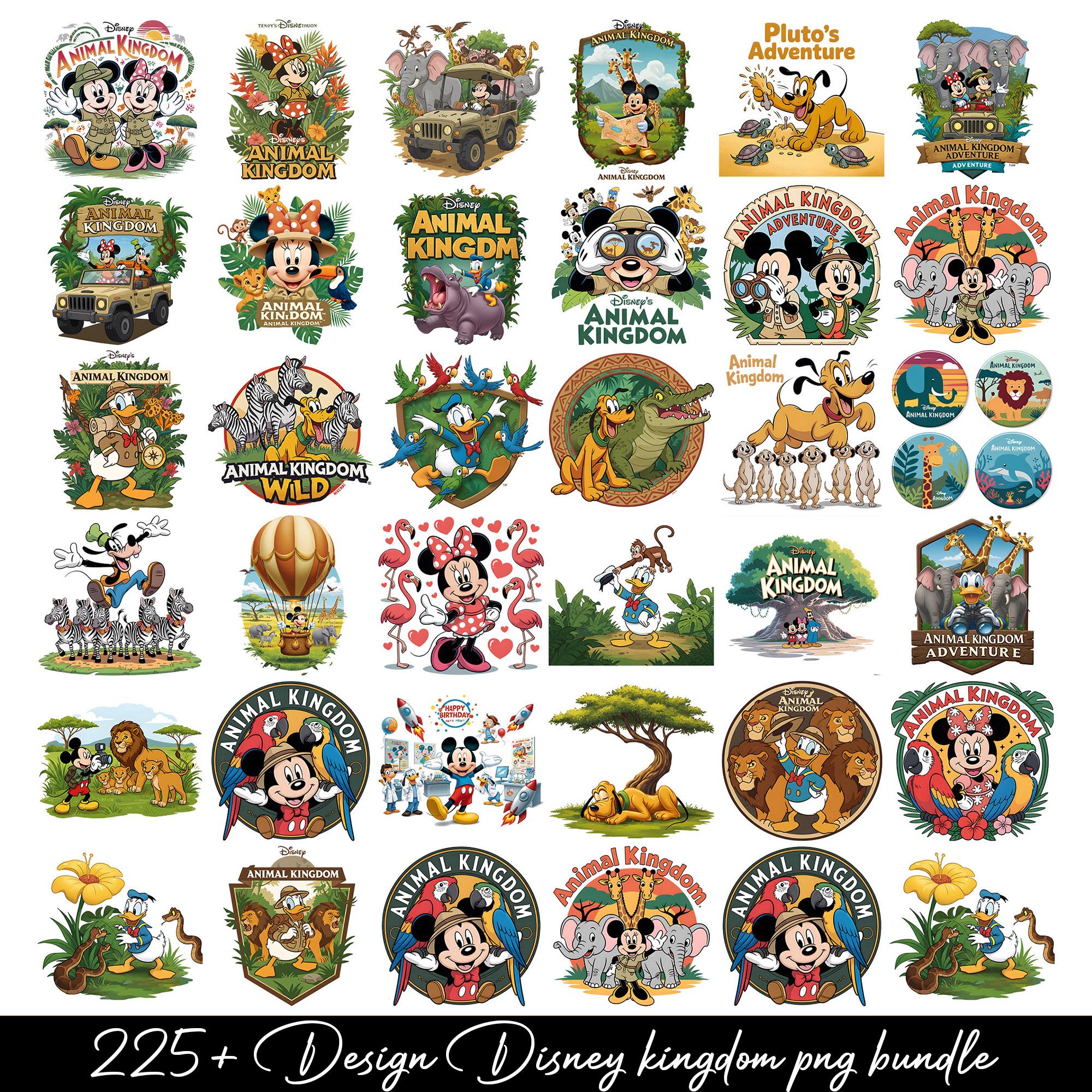 Animal Kingdom Bundle Clipart, Safari Vacation Shirt Design, Leopard ...