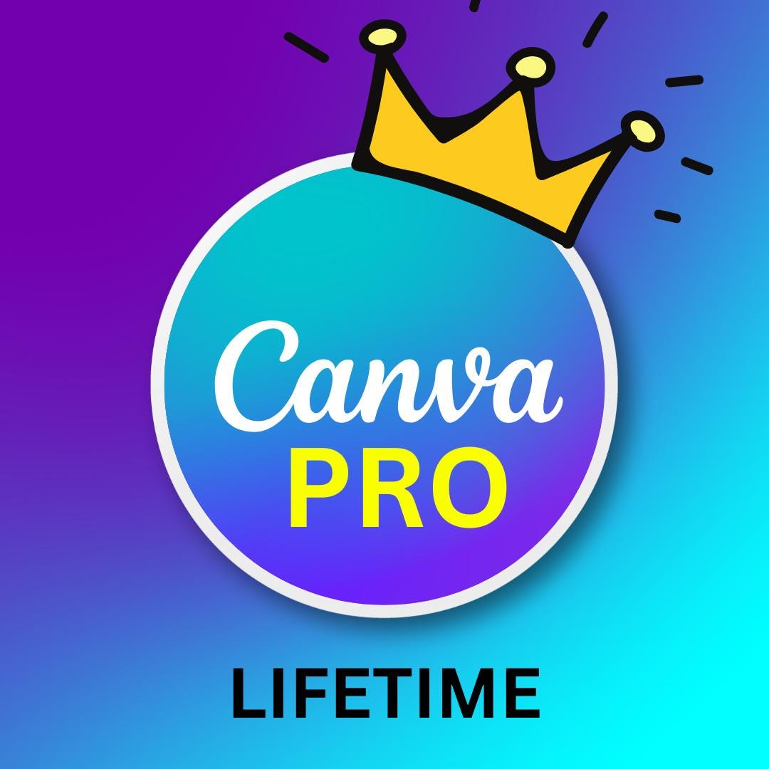 Canva Pro Lifetime Subscription Canva Pro Lifetime Access Canva Upgrade ...