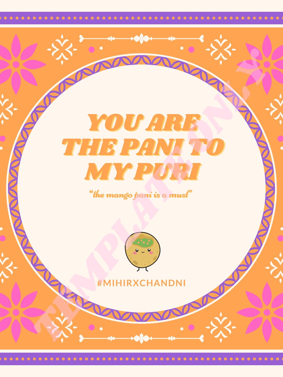 Pani Puri Sign - Indian Wedding, Party and Event Sign/product ...