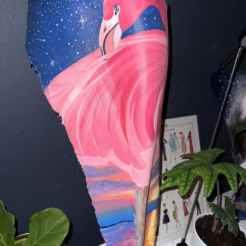Painted Palm Fronds - Etsy