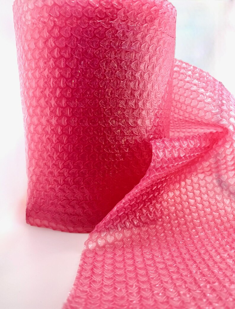 Heart Shaped Pink Bubble Wrap - Etsy