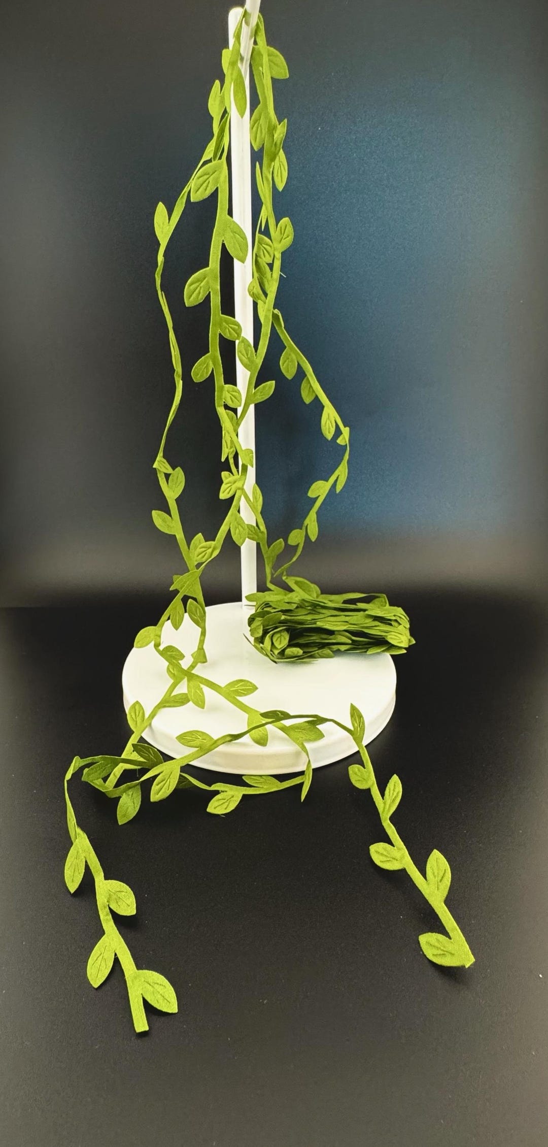 Mini Green Leaf Ribbon - Etsy