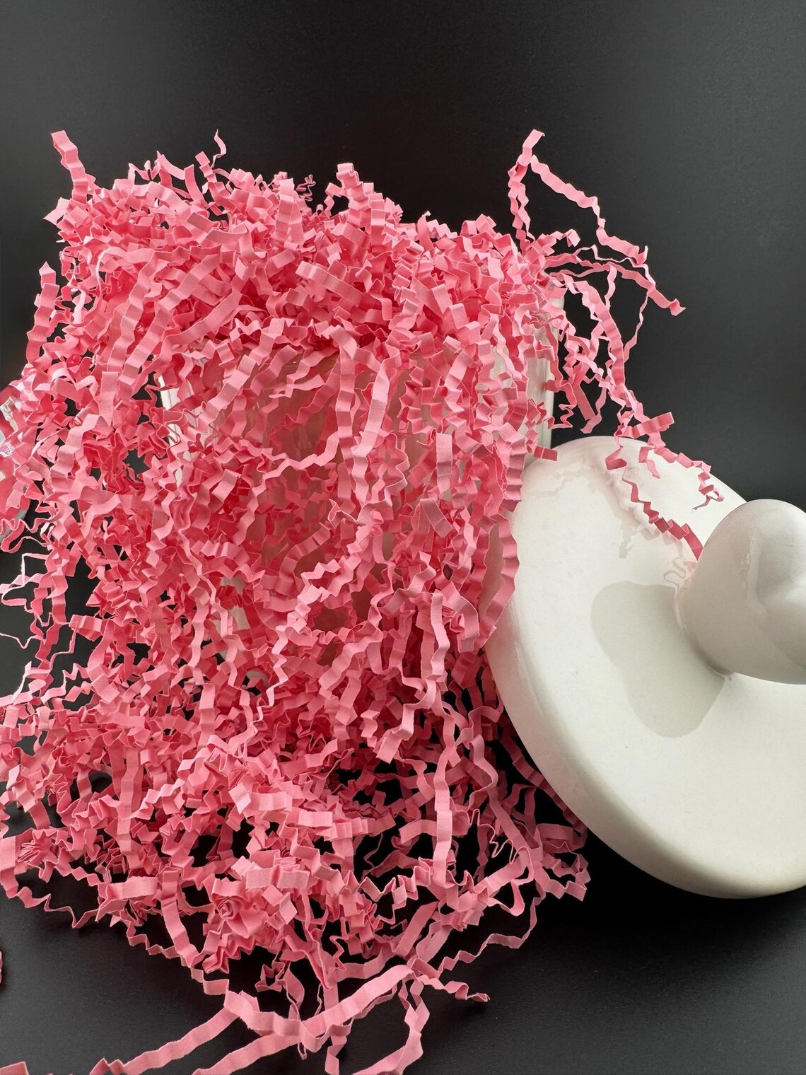 Pink Crinkle Cut Shredded Paper Filler - Etsy