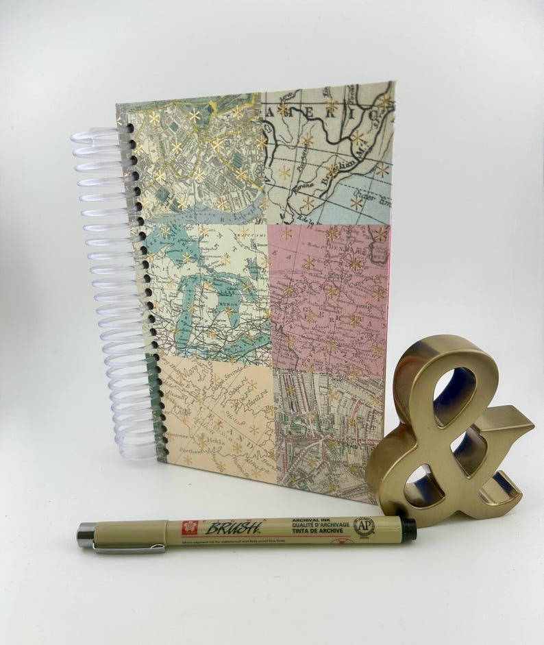 Maps of the World Junque Journal — Perfect for Sketching, Any Type of ...