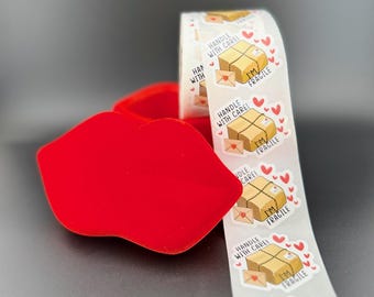 Fragile Do Not Drop Stickers 2“ X 3” Fragile Handle With Care Stickers ...