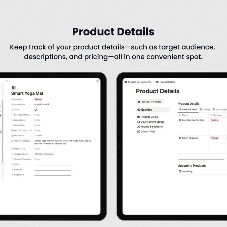 Product Development Hub. Organize Product Details, Track Progress ...