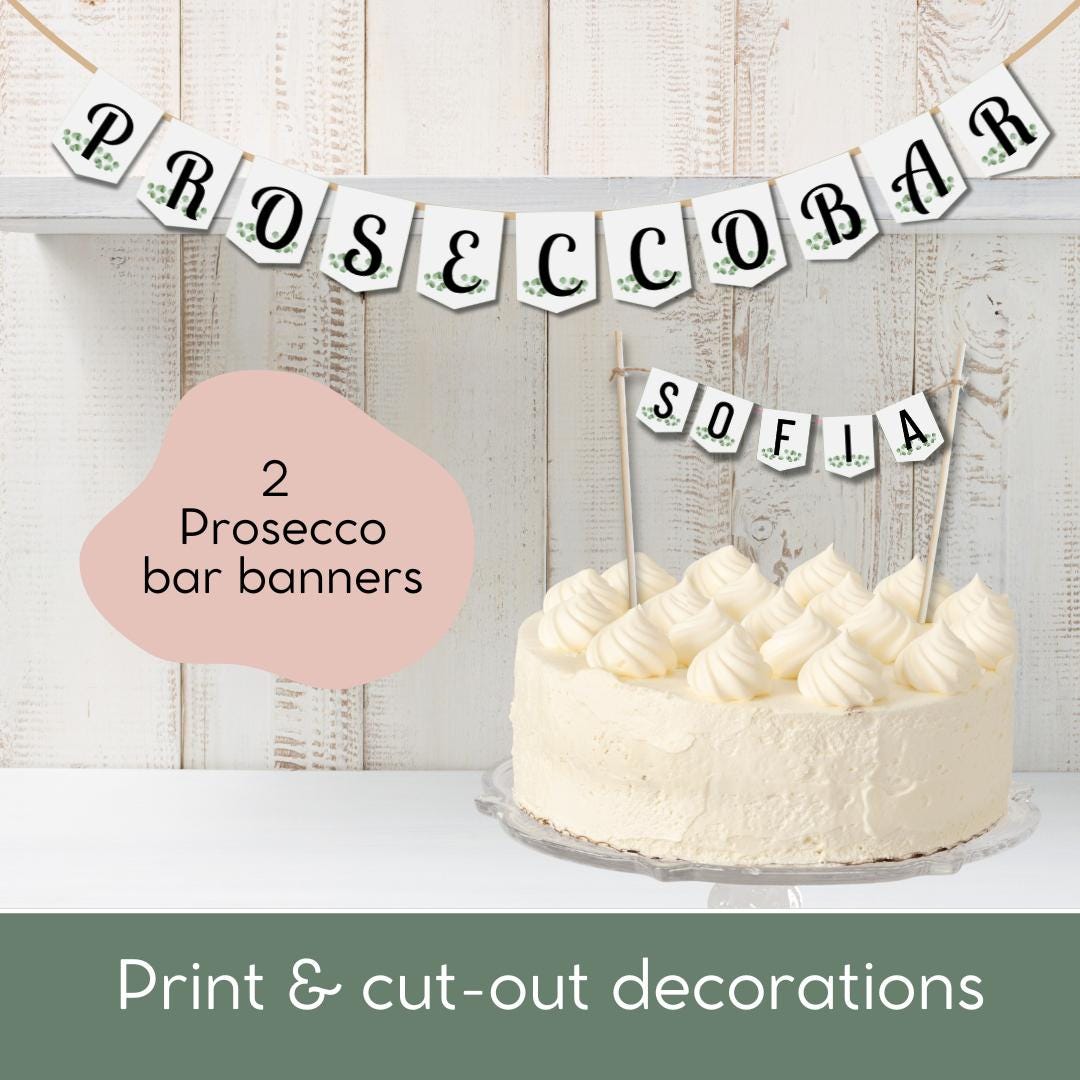 Prosecco Bar Printable, Mimosa Bar, Prosecco Bridal Shower, Pimp Your ...