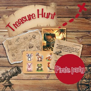 Treasure Hunt for Kids | Indoor Scavenger Hunt | Pirate Party | Pirate ...