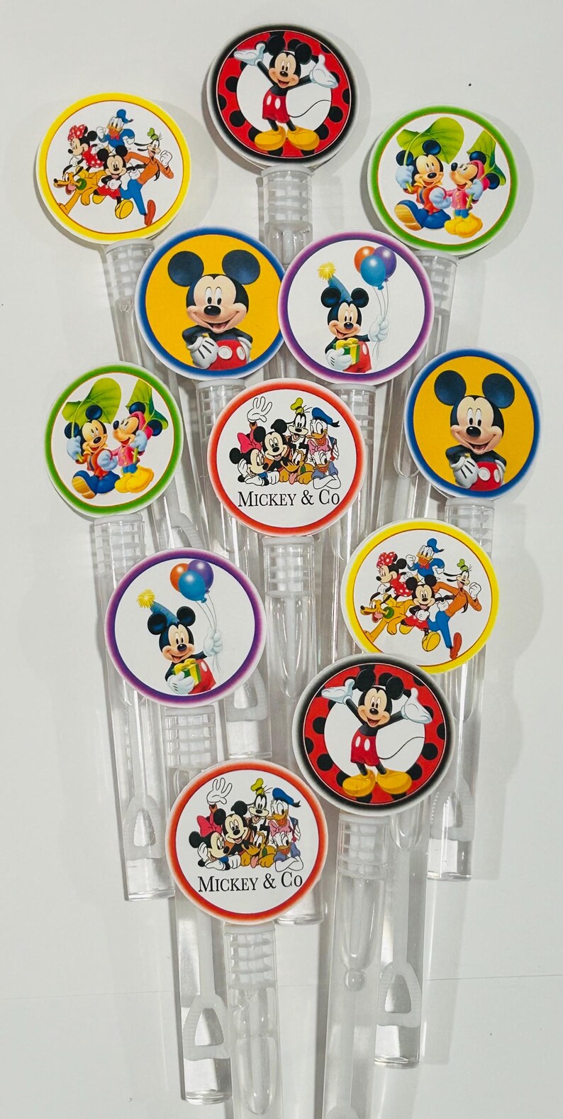 Mickey Mouse and Friends Bubble Wand Party Favors 10ct. - Etsy