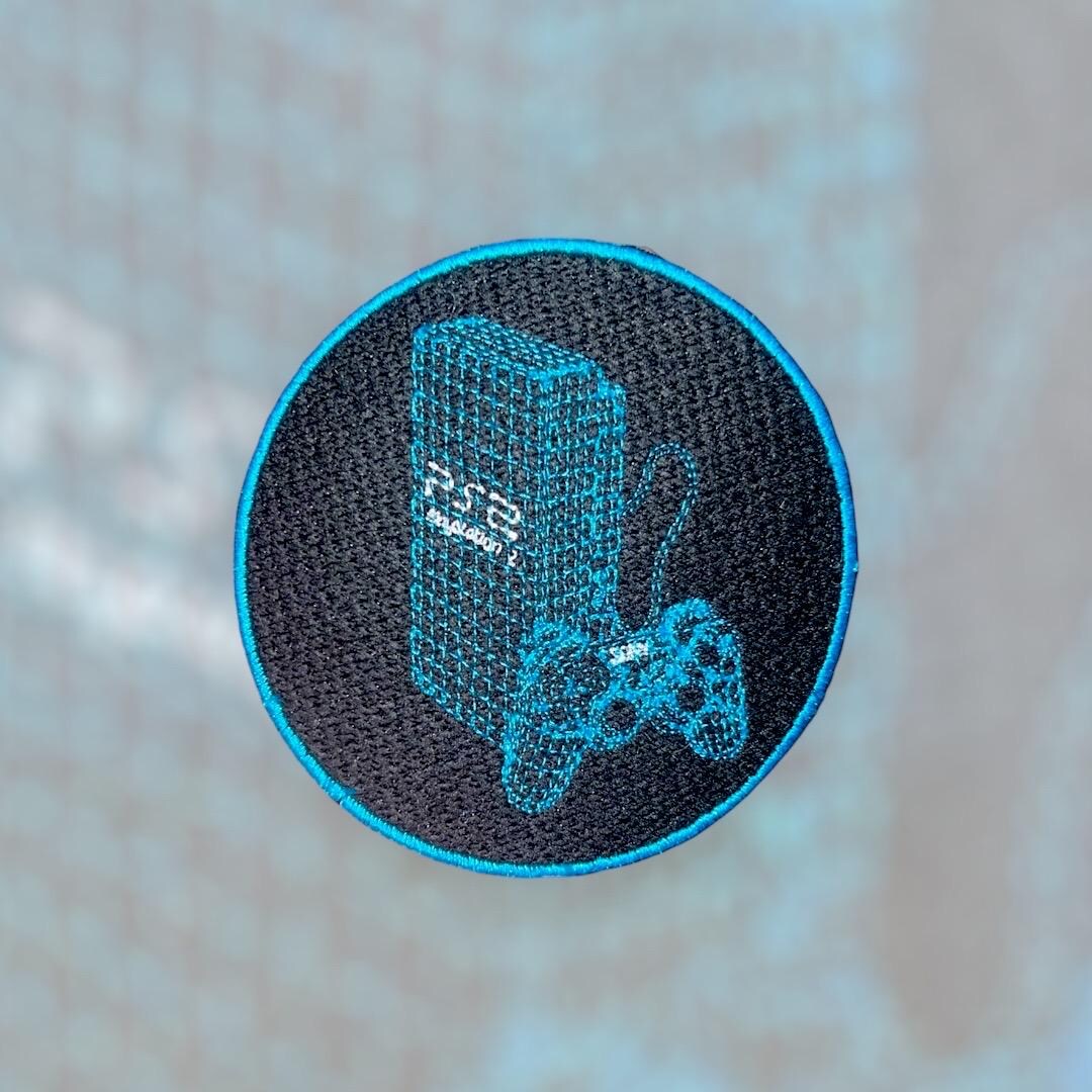 PS2 Cybercore Y2K Patches – Futuristic Unique Handmade Iron-on Patch ...