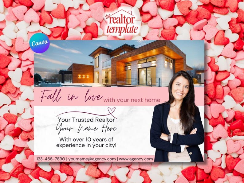 Real Estate Valentines Day Farming Letter | Farming Card for Realtors ...