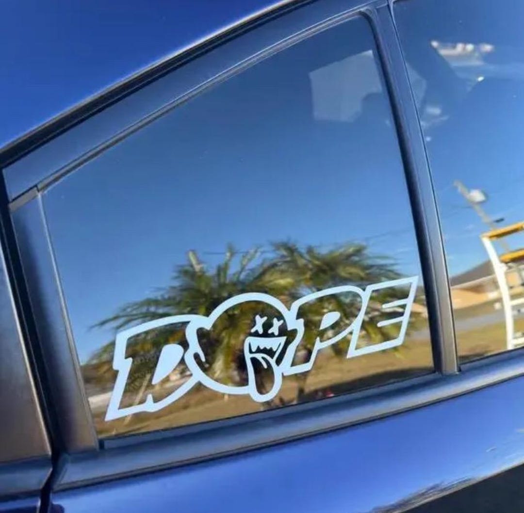 Big Boo DOPE Sticker, Vinyl Decal Sticker, Sticker for Car, Windows, or ...