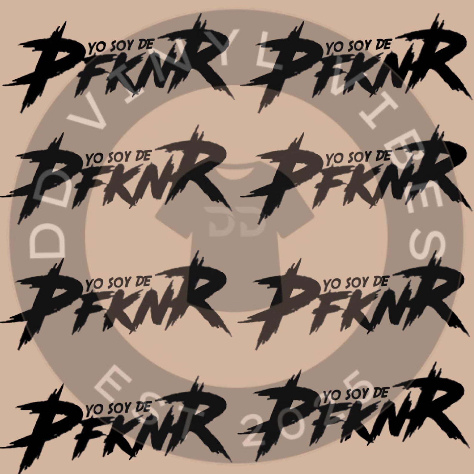 Yo Soy De Pfknr Sticker, Vinyl Decal Sticker, Sticker for Windshield ...