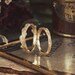 Tree Pattern Wedding Ring Set: Solid Gold Matching Couple Rings - Etsy