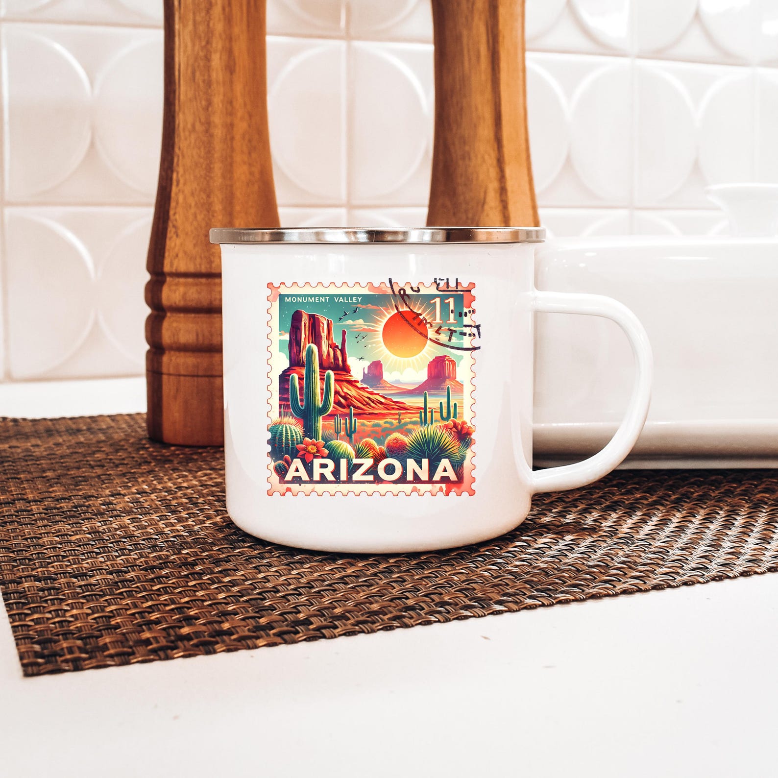 Arizona Stamp State PNG Vintage Stamp Sublimation Design USA State ...