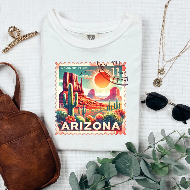 Arizona Stamp State PNG Vintage Stamp Sublimation Design USA State ...