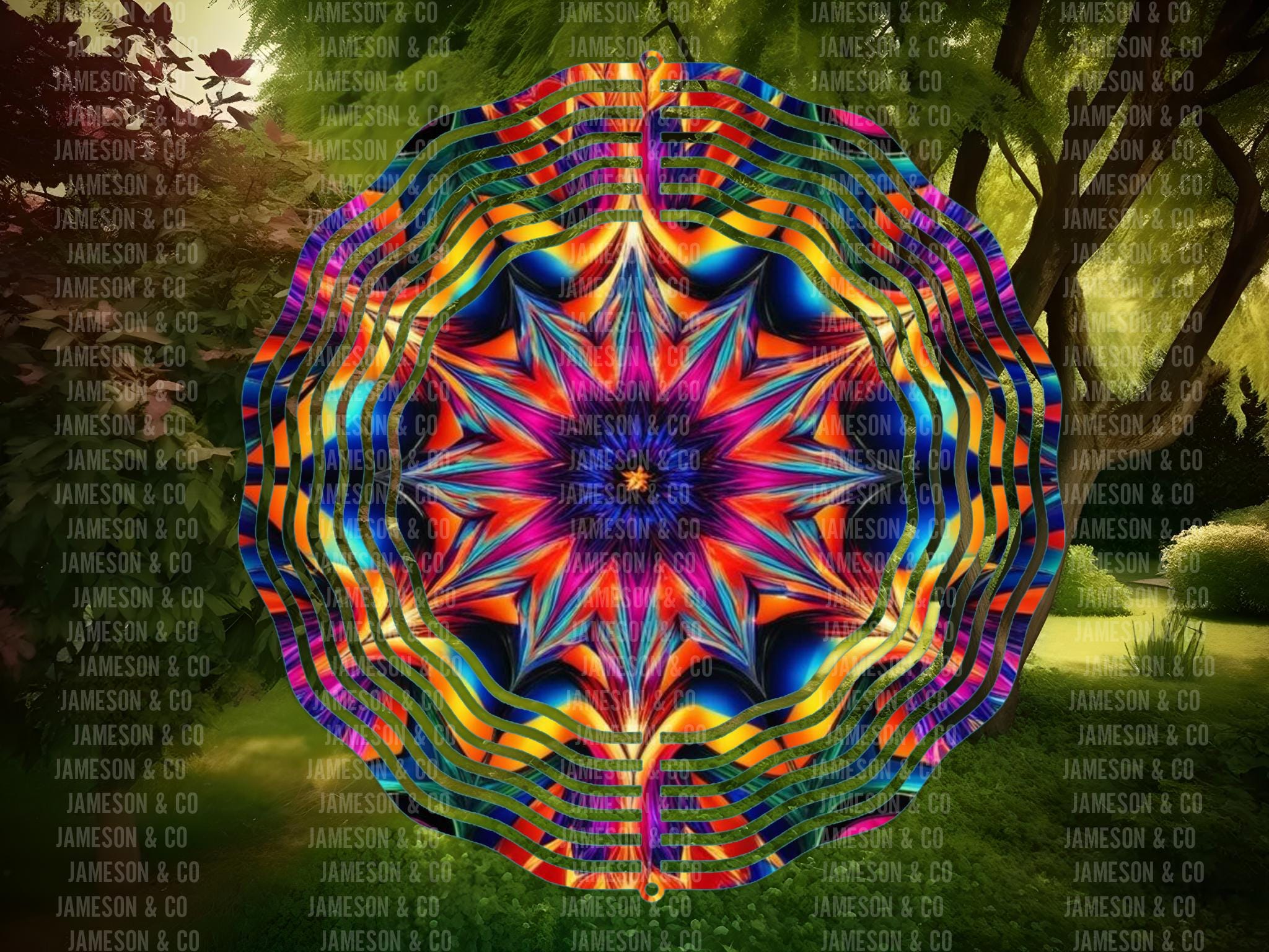 Kaleidoscope Spinner Kaleidoscope Png Garden Wind Spinner Design Windspinner PNG Sublimation ...