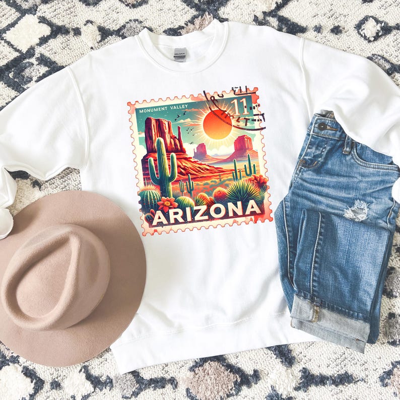 Arizona Stamp State PNG Vintage Stamp Sublimation Design USA State ...