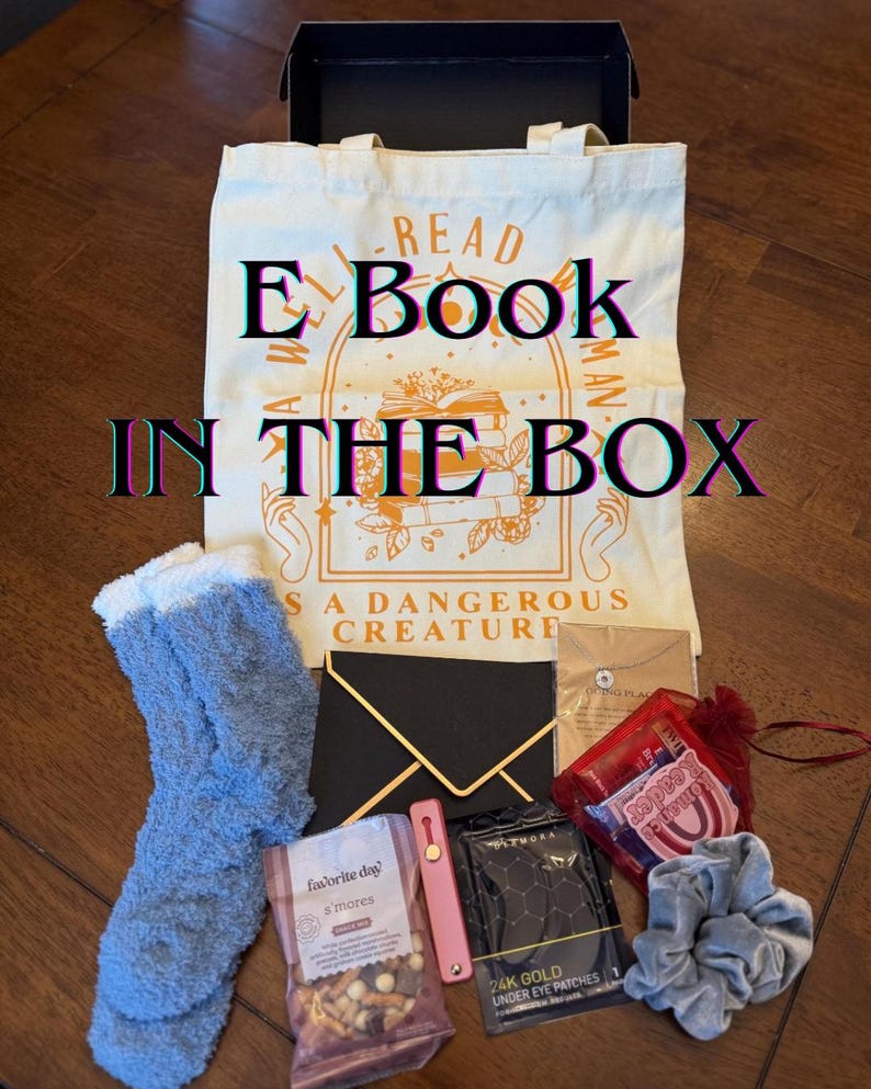 Kindle Blind Date E-book Box Deluxe: Bookish Gift Set - Etsy