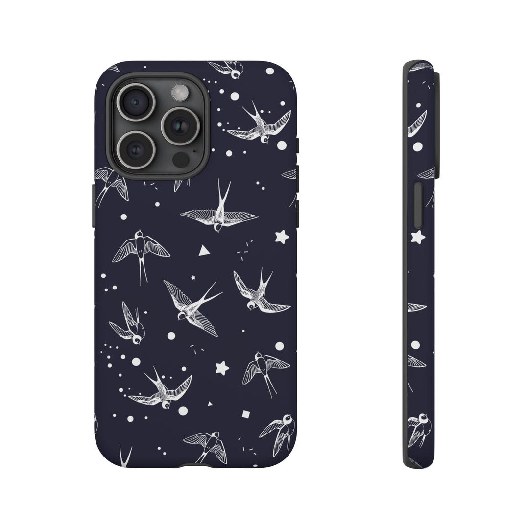 Blue Bird Phone Case - Elegant Bird Design, Tough Cases, Unique Gifts ...