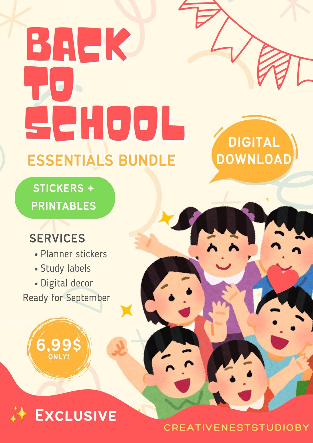Back-to-school Essentials Bundle | Digital Download - Etsy
