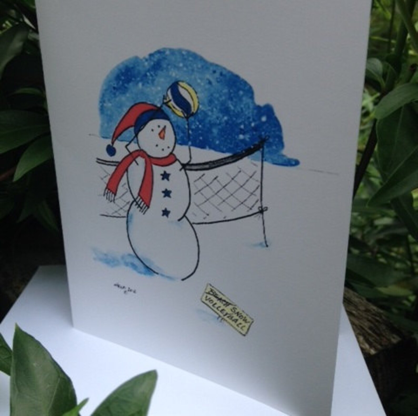 Volleyball Snowman - Etsy