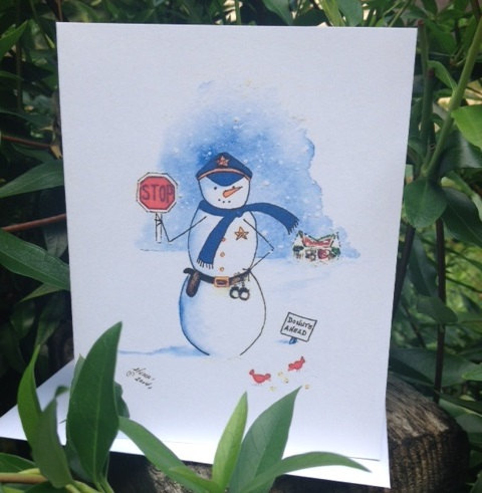 Police Officer Note Cards - Etsy