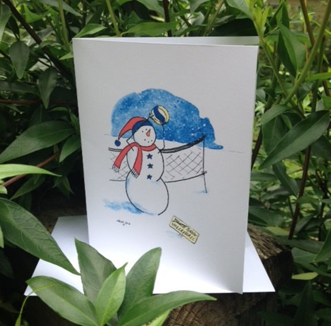 Volleyball Snowman - Etsy